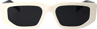 Prada Lunettes De Soleil - Blanc