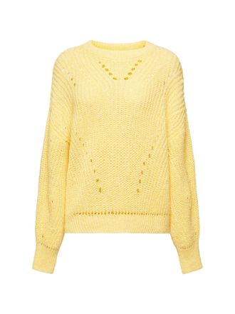 Esprit Damen 023CC1I303 Pullover, 749/LIGHT Yellow 5, XS