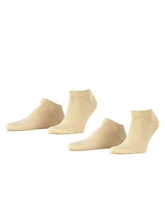 Esprit Basic Uni Multipack M Sn coton unies lot de 2 paires, Chaussettes basses Homme, Beige Cream 4011, 47-50