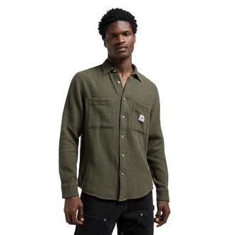 Lee Workwear Shirt 2.0, Oak Moss, M Hommes