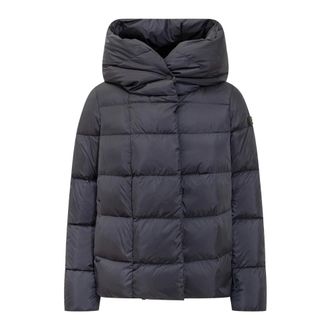 Peuterey Femme, Vestes, Bleu, Taille: 44 FR Long Quilted Down Jacket