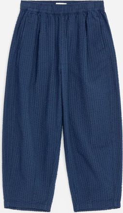 Arket Ballonhose Aus Seersucker -Blau