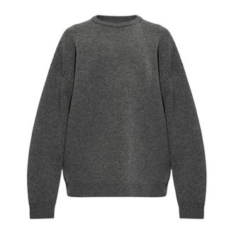 Balenciaga Wollpullover mit Rundhalsausschnitt - - Knitwear - Herren - Grau - M