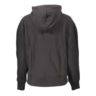 Calvin Klein Organic Cotton Logo Hoodie - Black
