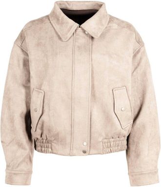 Mauritius Lederimitatjacke 2Waylina mit Falten, mit Druckkn&ouml;pfen, mit Seitentaschen