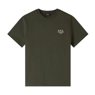 A.P.C. A.p.c., Homme, Tops, Vert, Taille: S Tee-shirt Madame Street