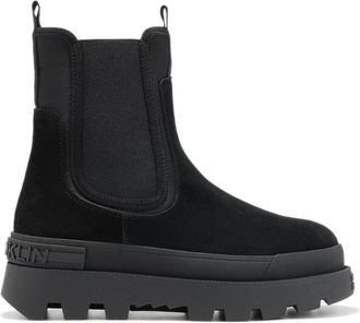 D.Franklin Damenstiefel Mittelhoch All Track Chelsea Schwarz - Damenstiefel - Freizeitmode - Gr&ouml;&szlig;e (37) - Modell all track