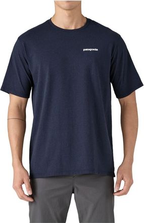 Patagonia Homme, Tops, Bleu, Taille: L P-6 Logo Responsibili-Tee