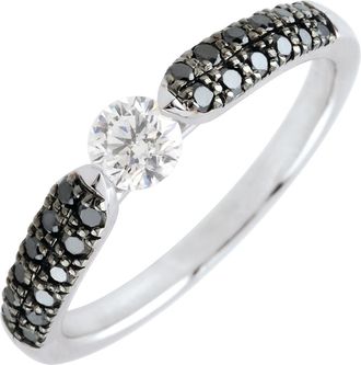 Edenly Solitärring Triomphale - schwarze Diamanten - 0.25 Carat