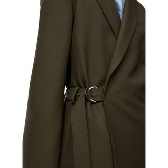 Loewe Veste tailleur drap&eacute;e en laine