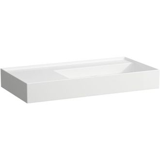 Laufen Laufen - Kartell Aufsatzwaschtisch, Ablage links, ohne Hahnloch