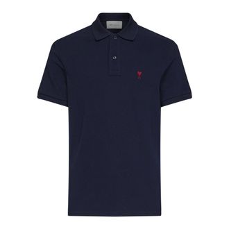 Ami Polo Ami De Coeur - Homme - Tops - Bleu - Taille: XS