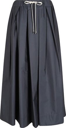 Max Mara Femme, Jupes, Bleu, Taille: 38 FR Jupe en popeline de coton