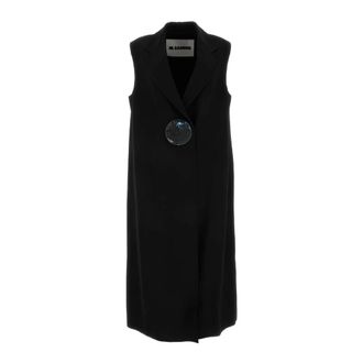 Jil Sander Trench Gilet - - Jackets - Damen - Schwarzk - S