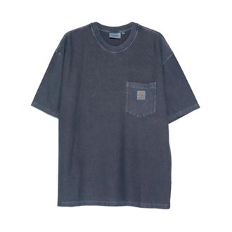 Carhartt Work in Progress Loose Pocket T-Shirt - - Tops - Herren - Blau - XL