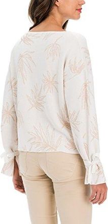 Salsa Pull en Maille Jacquard avec Feuilles