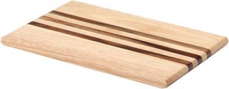 Continenta Schneidebrett mit Streifen 3261 Schneidebretter Dunkel- / Hellbraun Gummibaumholz / Akazienholz