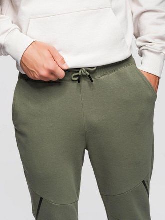 Ombre Sweathose Herren Joggerhose Regular Fit aus meliertem Jersey