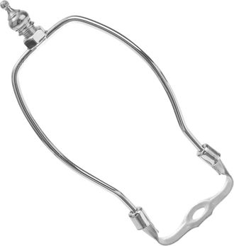 Milisten Lampenschirmhalterung Aus Stabiler Verstellbare Lampenharfen Und Endst&uuml;cke F&uuml;r Stehlampen Und Tischlampen Schirmhalter Und Gl&uuml;hbirnenschutz