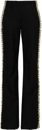 Dries Van Noten Femme, Pantalons, Noir, Taille: 38 FR Wide Pantalons