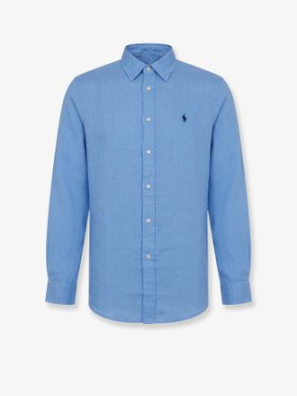Ralph Lauren Linen shirt with Logo detail - POLO RALPH LAUREN - gender_Woman