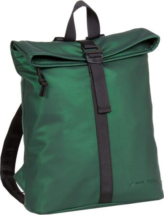 New Rebels Mart Los Angeles Wasserabweisender Rucksack - 7l Rolltop - Modische Tasche Für Jedes Abenteuer - Wasserabweisender Rucksack Unisex - Metallic Green