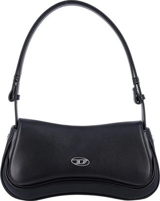 Diesel Clutches - Black Leather Play Clutch - Gr. unisize - in Schwarz - f&uuml;r Damen