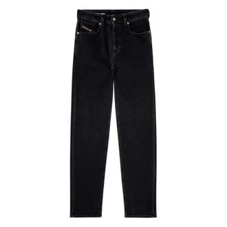 Diesel Graue Distressed 5-Pocket Jeans Regular Fit - - Jeans - Damen - Schwarzk - W27 L32