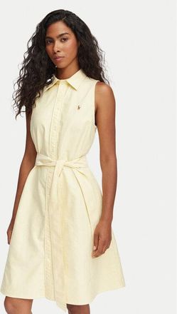 Polo Ralph Lauren Hemdkleid 211968897500 Hellgelb Regular Fit