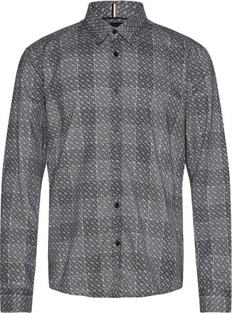 HUGO BOSS Gemustertes Freizeithemd - - Shirts - Herren - Grau - S