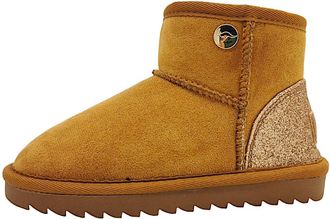 Kangaroos K-UK Holy Kinderschuhe Mädchen Winterstiefel Beige Freizeit, Schuhgröße:28 EU