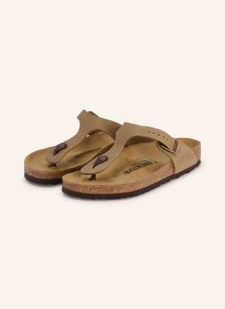 Birkenstock Zehentrenner Gizeh Leather Oiled braun