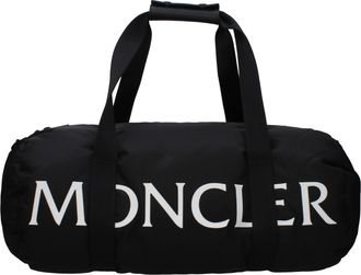Moncler Duffle Sac de sport pour hommess Tissu Noir