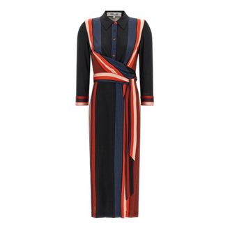 Diane Von F&uuml;rstenberg Robe mi-longue Sana - Femme - Robes - Multicolore - Taille: 42 FR