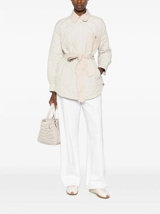 Fabiana Filippi Quilted Virgin Wool Coat