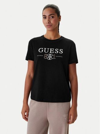 Guess T-Shirt V6RI13 KD772 Schwarz Regular Fit