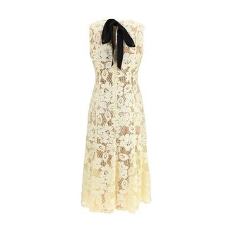 Self Portrait Womens Bicolor Polyester Casual Dress