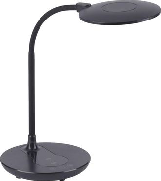Leuchten Direkt Lampe LED JUST LIGHT 14416-18 noire, 5W, 600lm, CCT, charge t&eacute;l&eacute;phones