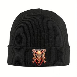 Generic Casquettes de Baseball pour Hommes Hommes M&eacute;gadeth Bonnets tricot&eacute;es Tuques Chapeaux dHiver Acrylique Chaud Nouvelle Musique Metal Casquette Hommes Fe