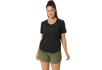 Asics Laufshirt ROAD V-NECK SS TOP