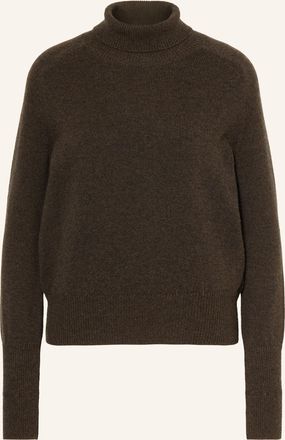 Victoria Beckham Rollkragenpullover Marie Aus Merinowolle gruen
