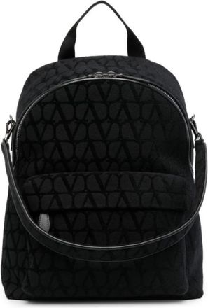 Valentino Garavani Homme, Sacs, Noir, Taille: ONE Size Sac &agrave; dos &eacute;l&eacute;gant