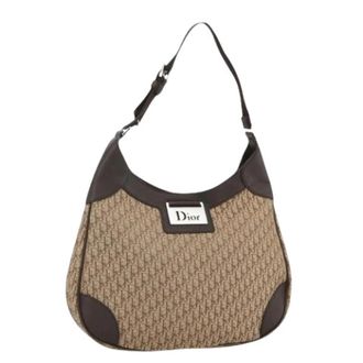 Dior Pre-owned Trotter Canvas Schultertasche - - Pre-owned - Damen - Beige - ONE SIZE