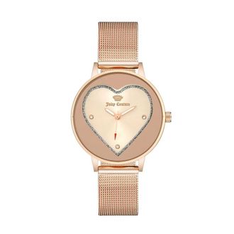 Juicy Couture Femme, Accessoires, Jaune, Taille: ONE Size Montre de Mode Femme Or Rose