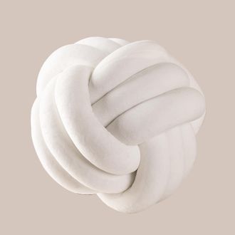 Sklum Samtkissen Oliver Kids Weiss