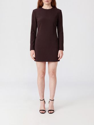 Aniye By Mini-robe fourreau en cr&ecirc;pe stretch &agrave; manches longues et col rond