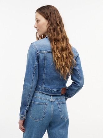 Tommy Jeans Jeansjacke NEW SLIM TRUCKER JACKET CJ8138 Baumwollmischung, slim fit, Brusttaschen
