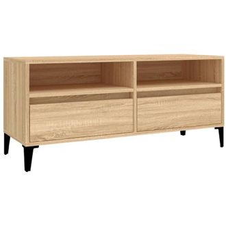 vidaXL Vidaxl - TV-Schrank Sonoma-Eiche 100x34,5x44,5 cm Holzwerkstoff