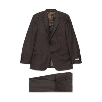 Canali Homme, Costumes, Brun, Taille: 5XL Veste de Costume Marron Formelle