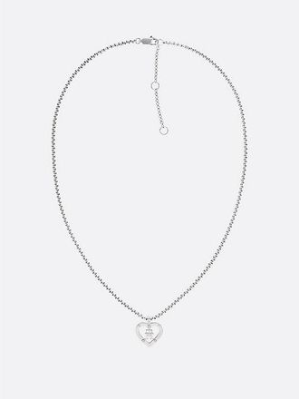 Tommy Hilfiger Collier coeur &agrave; monogramme TH